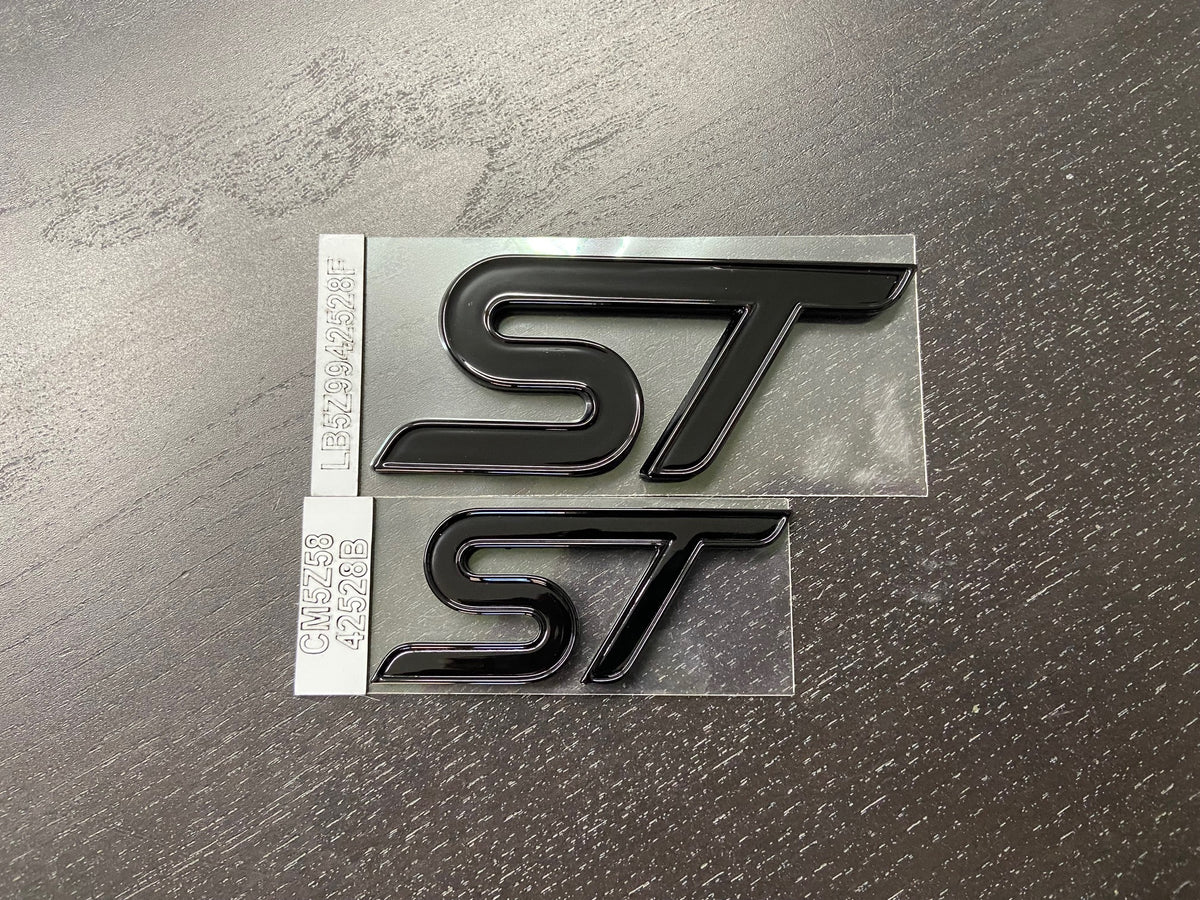 Explorer "ST" emblem set gloss Black 2020-2024 – EmblemCity