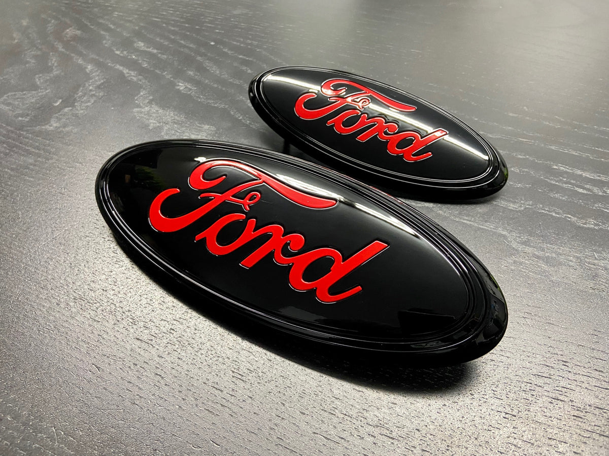Ford Explorer 2016-2019 Custom color order Emblem set (Grille & Liftga ...